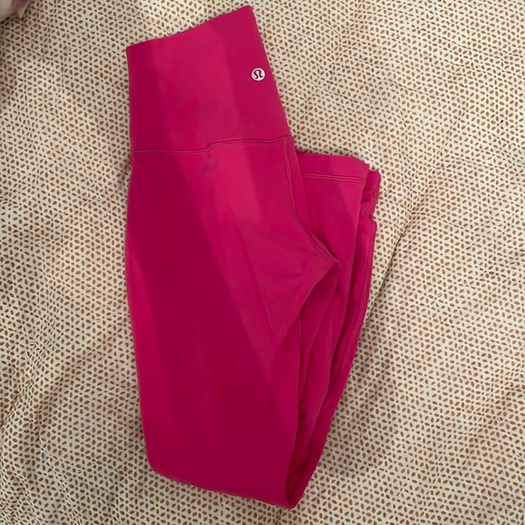 lululemon athletica | Pants & Jumpsuits | Rare Sonic Pink Lululemon ...